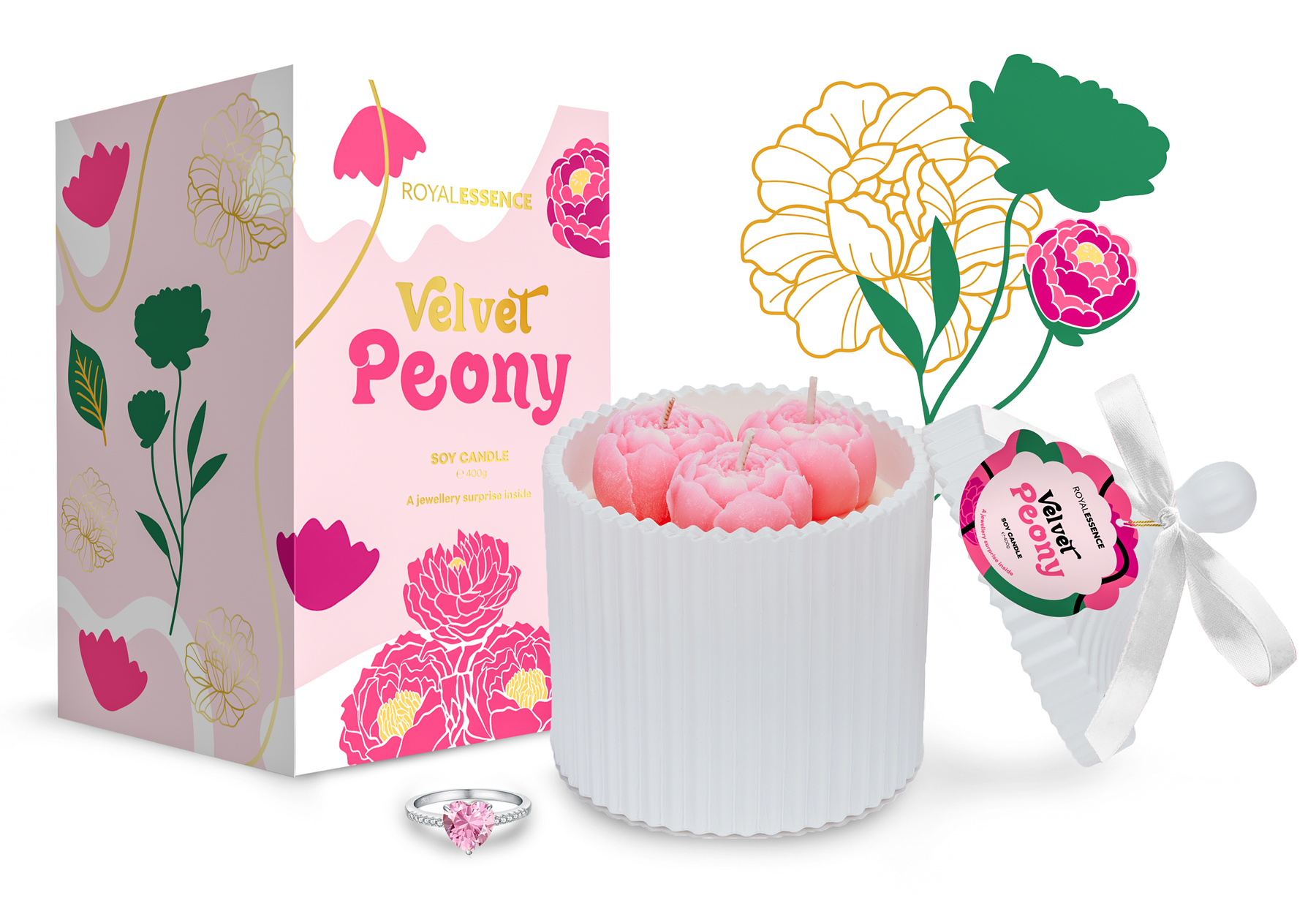 Ring Candles by Royal Essence - Hand Poured In Australia